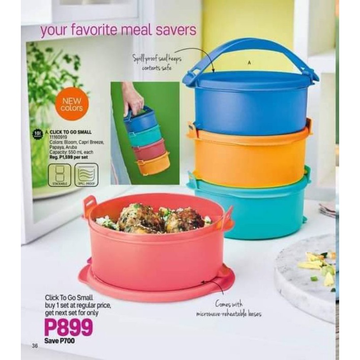 Tupperware Click To Go Small | Shopee Philippines