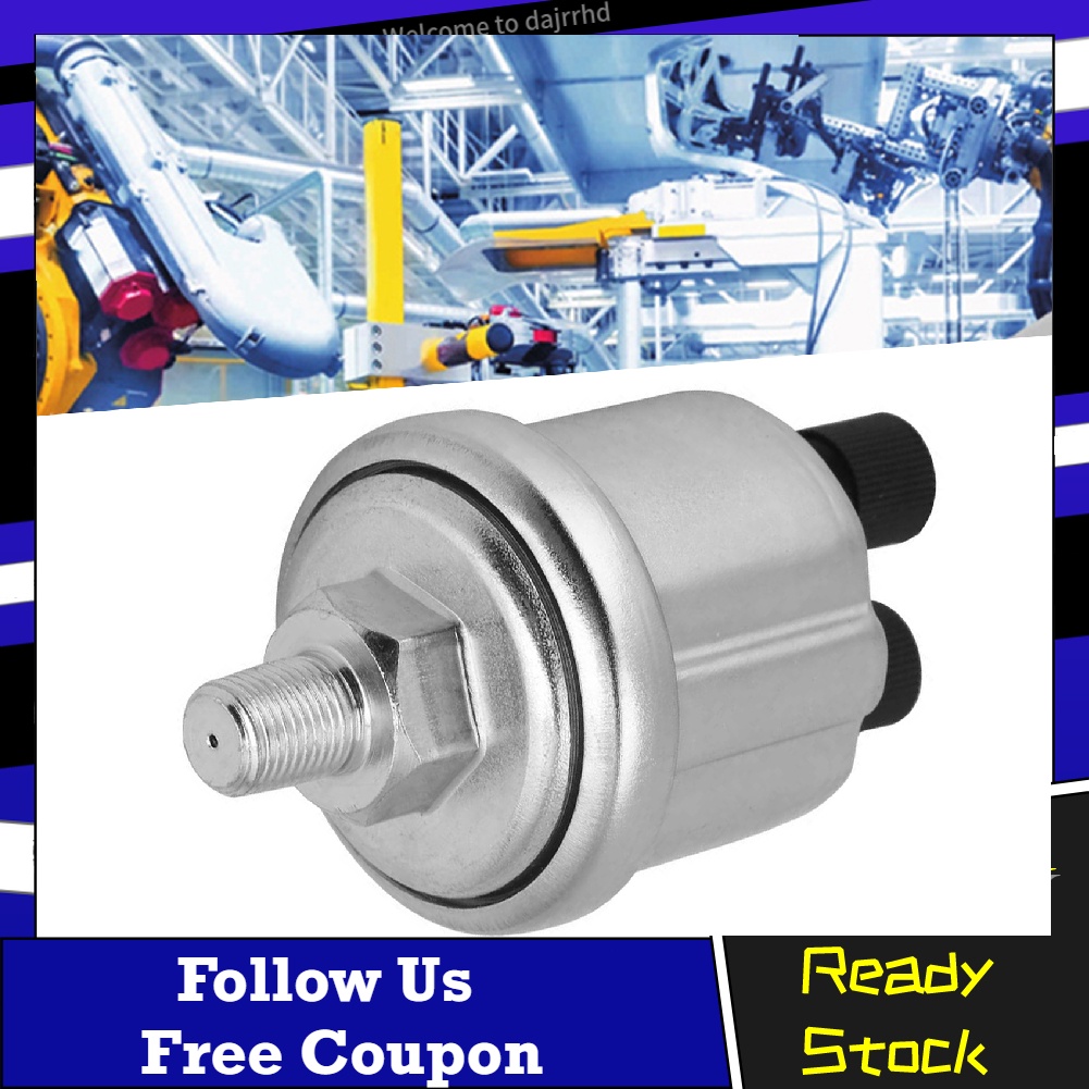 [Ready Stock] Universal Oil Pressure Sensor 0 to 10 Bars 1/8NPT for Diesel Generator | Shopee ...