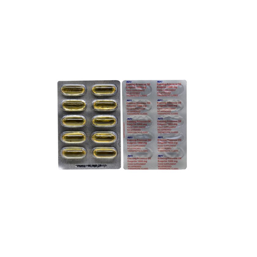 EVEPRIM Evening Primrose Oil 1000mg 1 Softgel Capsule (sold per capsule ...