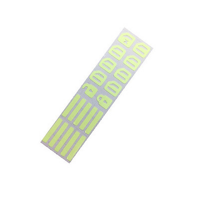 Window Luminous Stickers Luminous Door Button Safety Fluorescent Decals ...