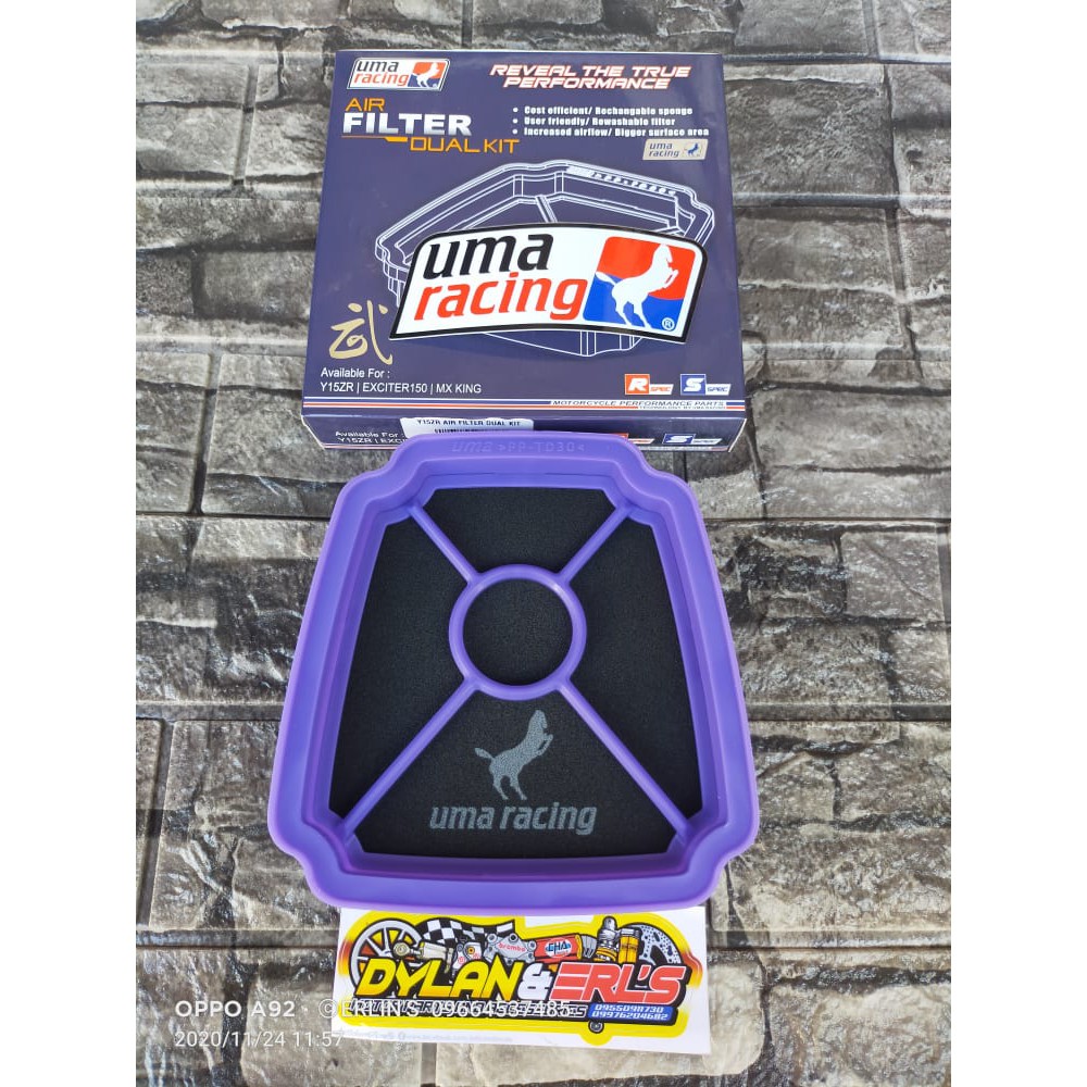 UMA AIR FILTER SNIPER 150 R150 FI RS150 GTR150 NMAX V1 AEROX V1 M3 ...