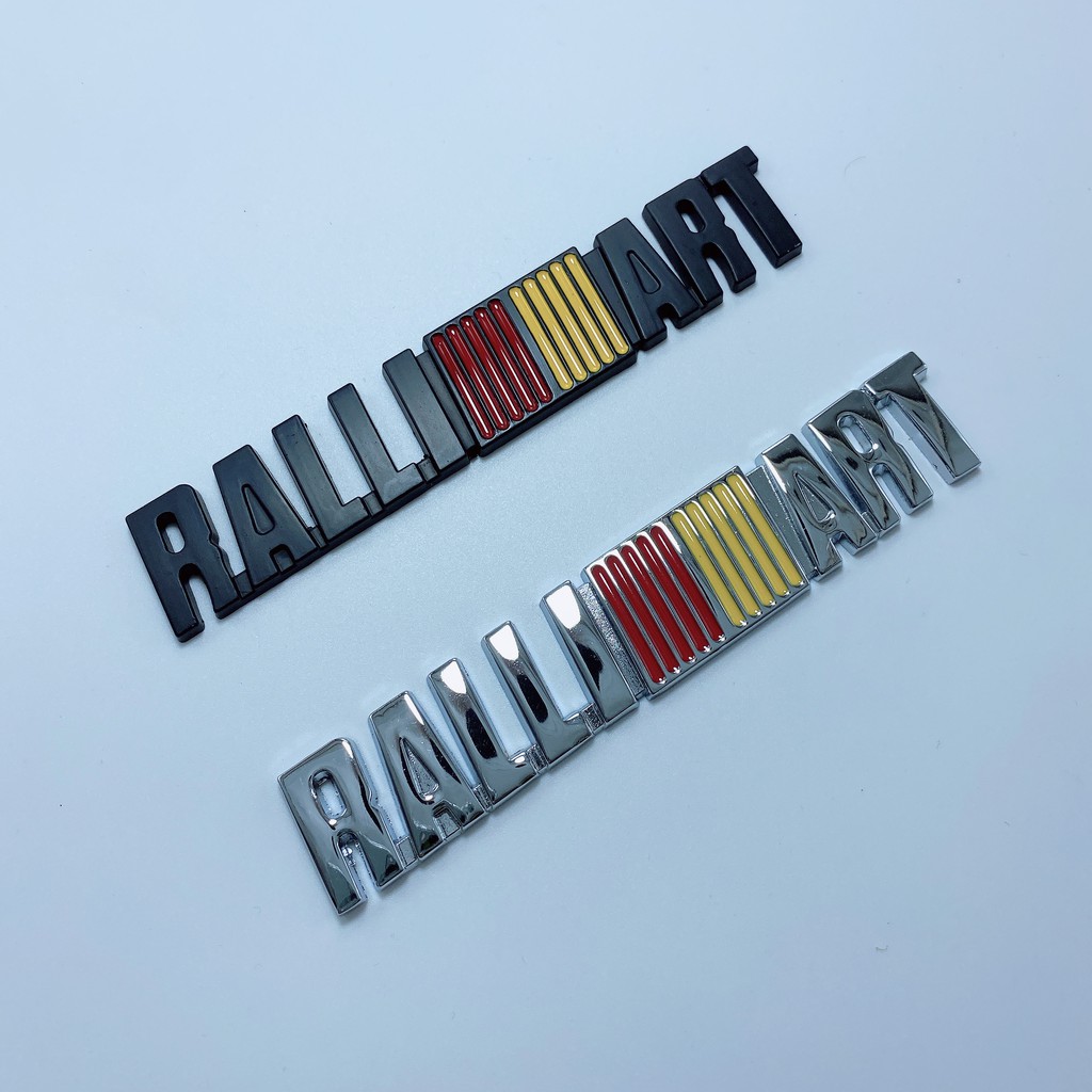 RALLI ART LOGO Car Front Grille Emblem Badge For Mitsubishi | Shopee ...