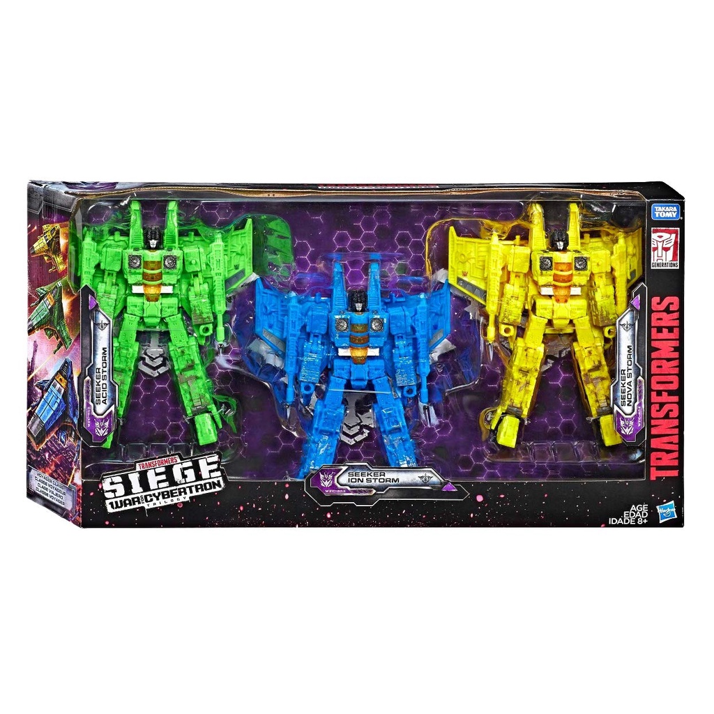 Seeker Transformers Siege War for Cybertron Trilogy Toy Playset - 3 ...