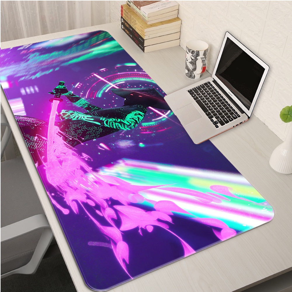 Cyberpunks RGB Mouse Pad Gaming Accessories Large Mousepad Backlit ...