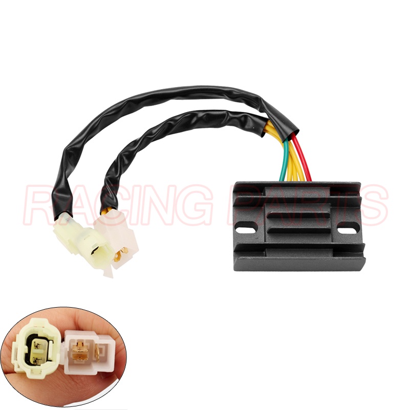 Motorcycle 5 Wires Voltage Regulator Rectifier Spare Parts For Suzuki ...