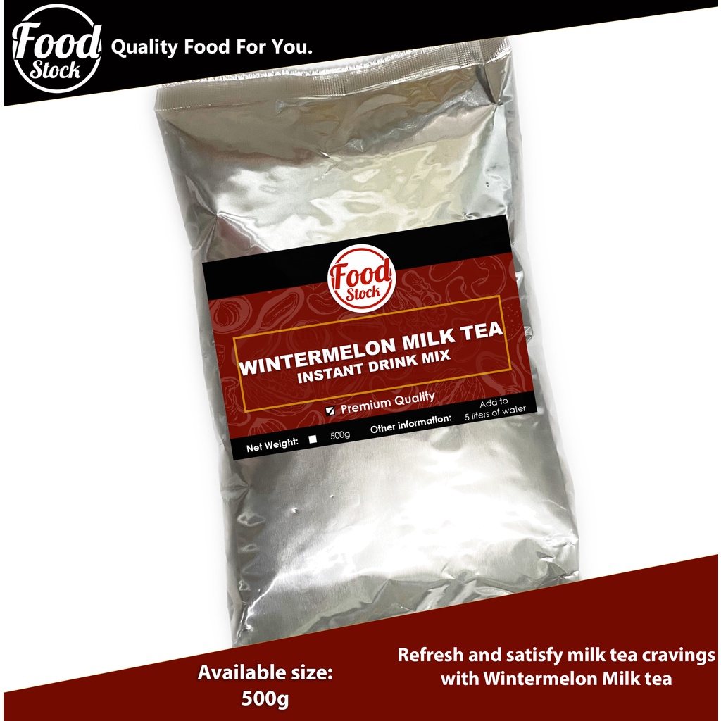 Food Stock Wintermelon Instant Milk Tea 500g | Shopee Philippines