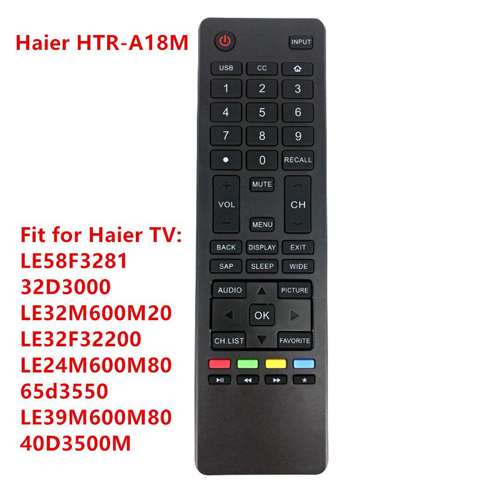 Haier HTR-A18M Smart tv Remote Control for Haier LCD LED TV LE58F3281 ...