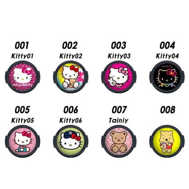 Kitty006 Cartoon Hello Kitty Lens Cap for Canon 100D Kiss X7 | Shopee Philippines