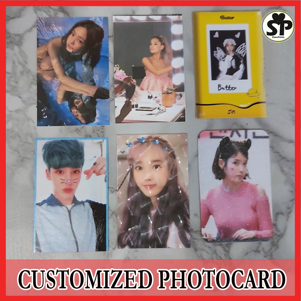 PHOTOCARD CUSTOMIZED POCKET PHOTO CARDS | Shopee Philippines