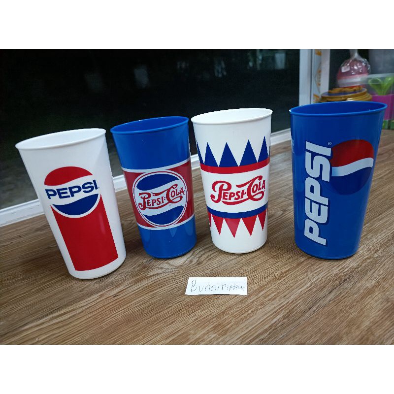 Pepsi Mug Vintage Pattern 4 Designs Complete Set | Shopee Philippines