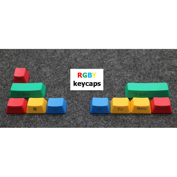 RK ROYAL KLUDGE Mechanical Keyboard Keycaps Red/Blue/Pink/Yellow/Green ...