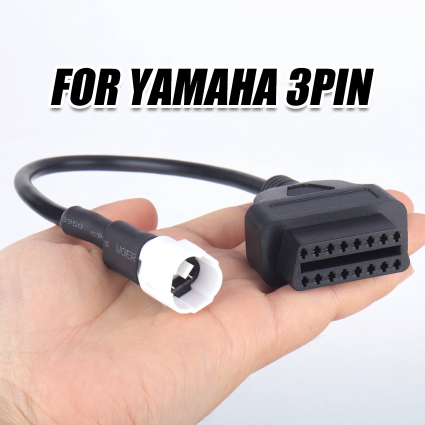 Diagnostic Tools for Motorcycle Fi Yamaha Diagnostic Cable 3Pin To OBD2 ...