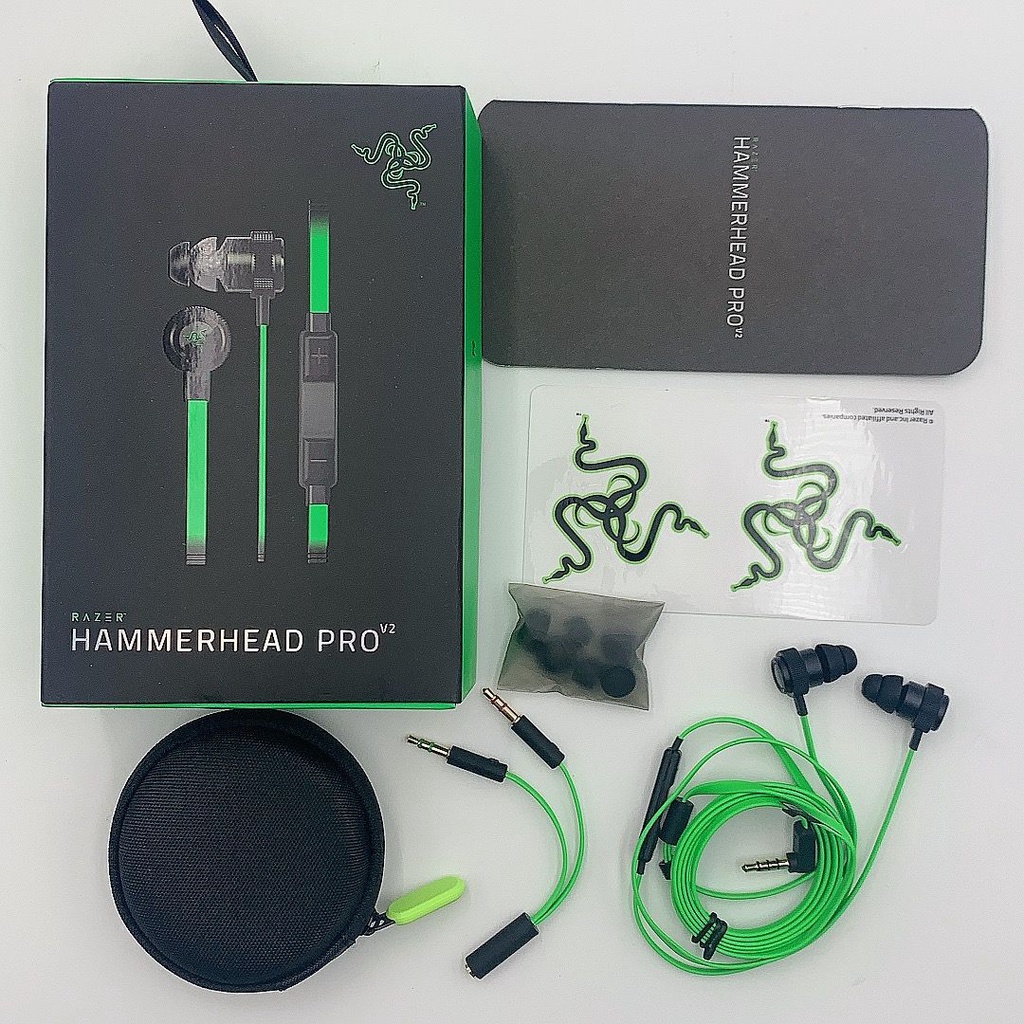 Razer Hammerhead Pro V2 3.5mm Earphone With Michael Hammer Game for LOL ...