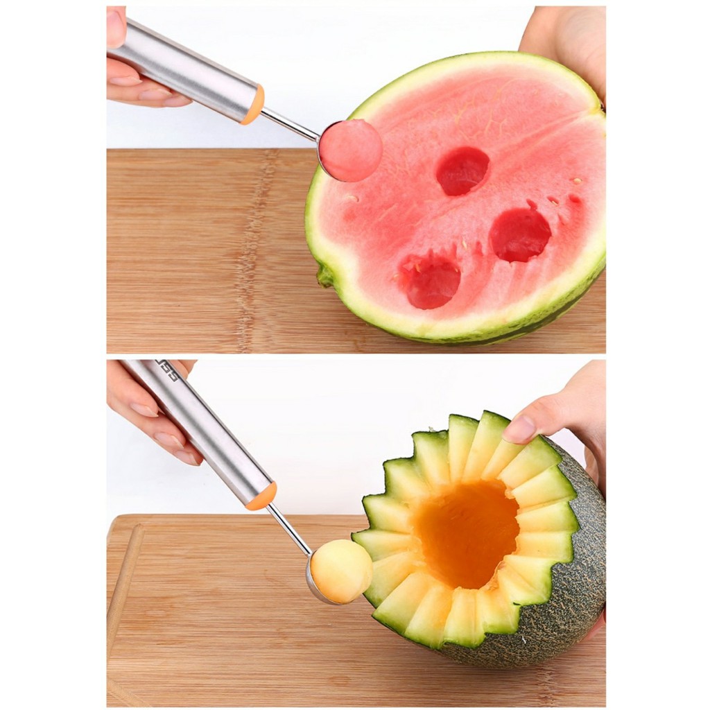 Bingsu spoon, bingsu spoon, 304 stainless steel fruit spoon (High ...