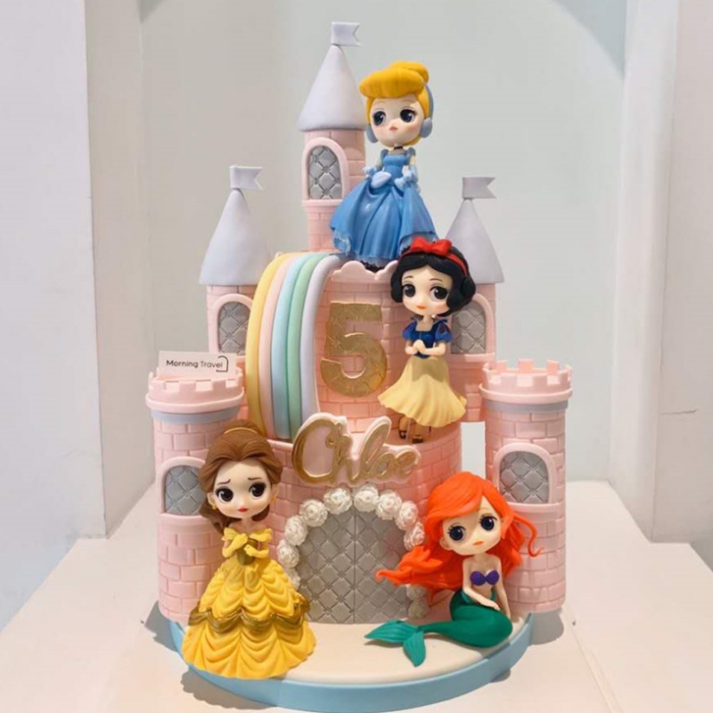 Hot Disney Princess Cake Decorating Aisha Anna Princess Cinderella ...