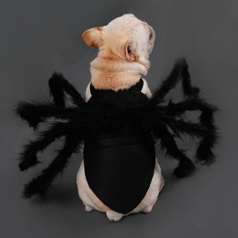 Halloween Spider Clothes For Pet Dog Cat Plush Pet Puppy Dog Cosplay ...