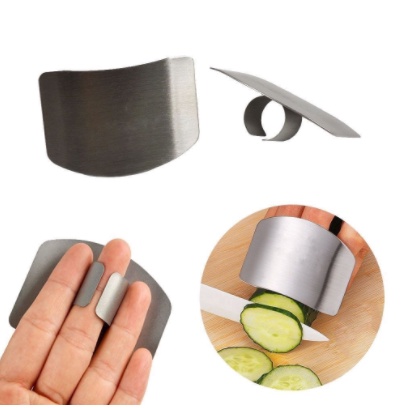 Kitchen Finger Protector Guard chop guard Stainless Steel Chop Slice ...