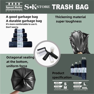 Trash Garbage Bag Small/Medium/Large/XL/2XL per Roll (Can be used for ...