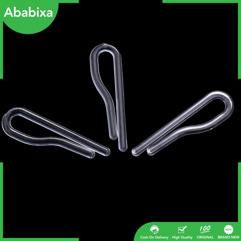 100 Pieces Shirt Clips Clear Shirt Collar Pin Garment Packing Socks ...