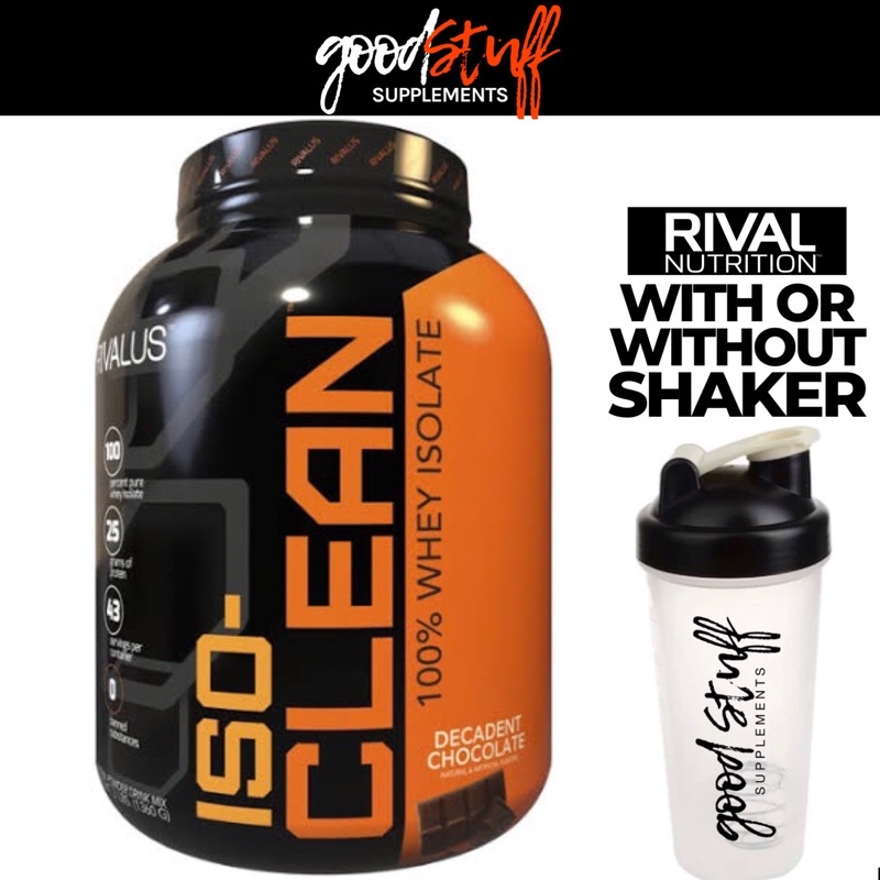 RIVALUS - Iso-clean 3lbs Rival Nutrition | Shopee Philippines