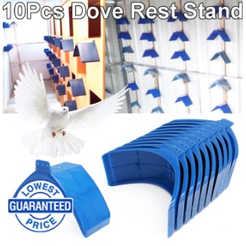 10pcs Plastic Pigeon Perch Dove Rest Stand Frame Grill Dwelling Pigeon ...
