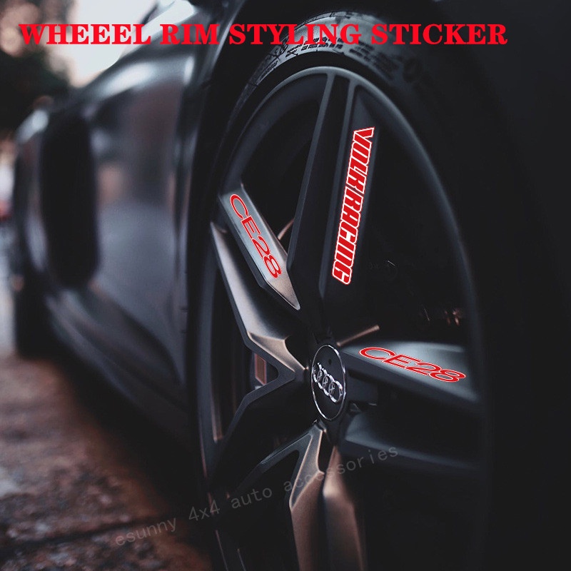 Enhance Your Car's Style with Premium Rim Stickers - RAYS VOLK, TE37 ...