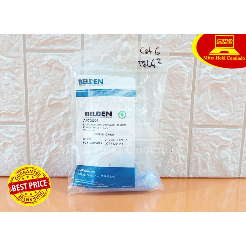 Belden ORIGINAL RJ45 Cat6 Connector/Belden RJ45 Connector | Shopee ...
