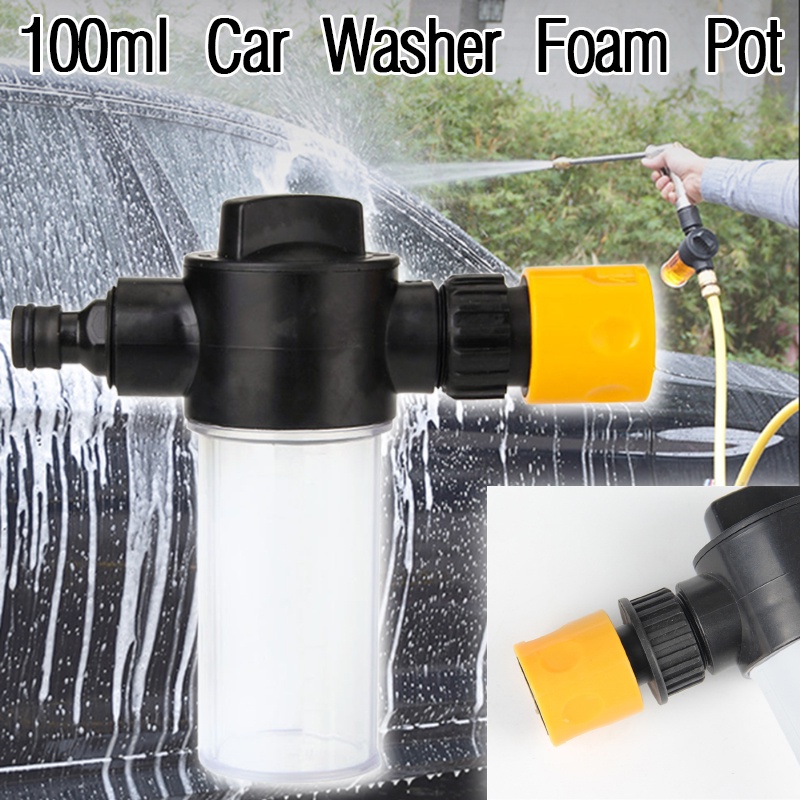 New 100ml Car Washer Foam Pot Car Washing Lance Clean High Pressure Car ...