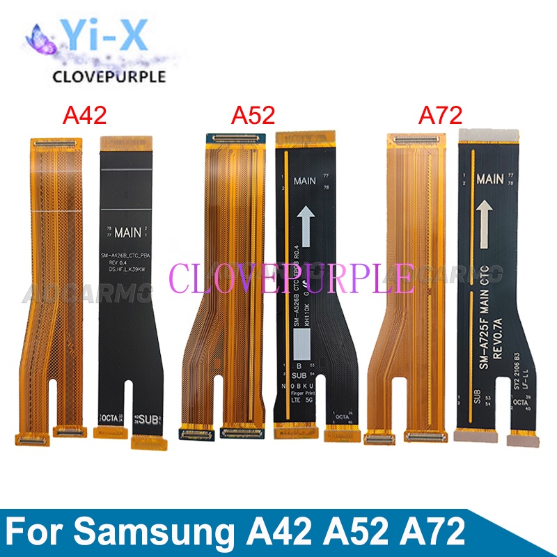 For Samsung Galaxy A42 A52 A72 Main Board Motherboard LCD Display Flex ...