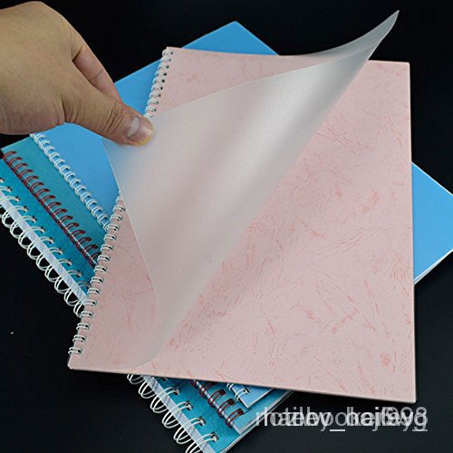 IkxJ ins10pcs Binding Cover PP Matte Transparent A5 | B5 | A4 Officom ...