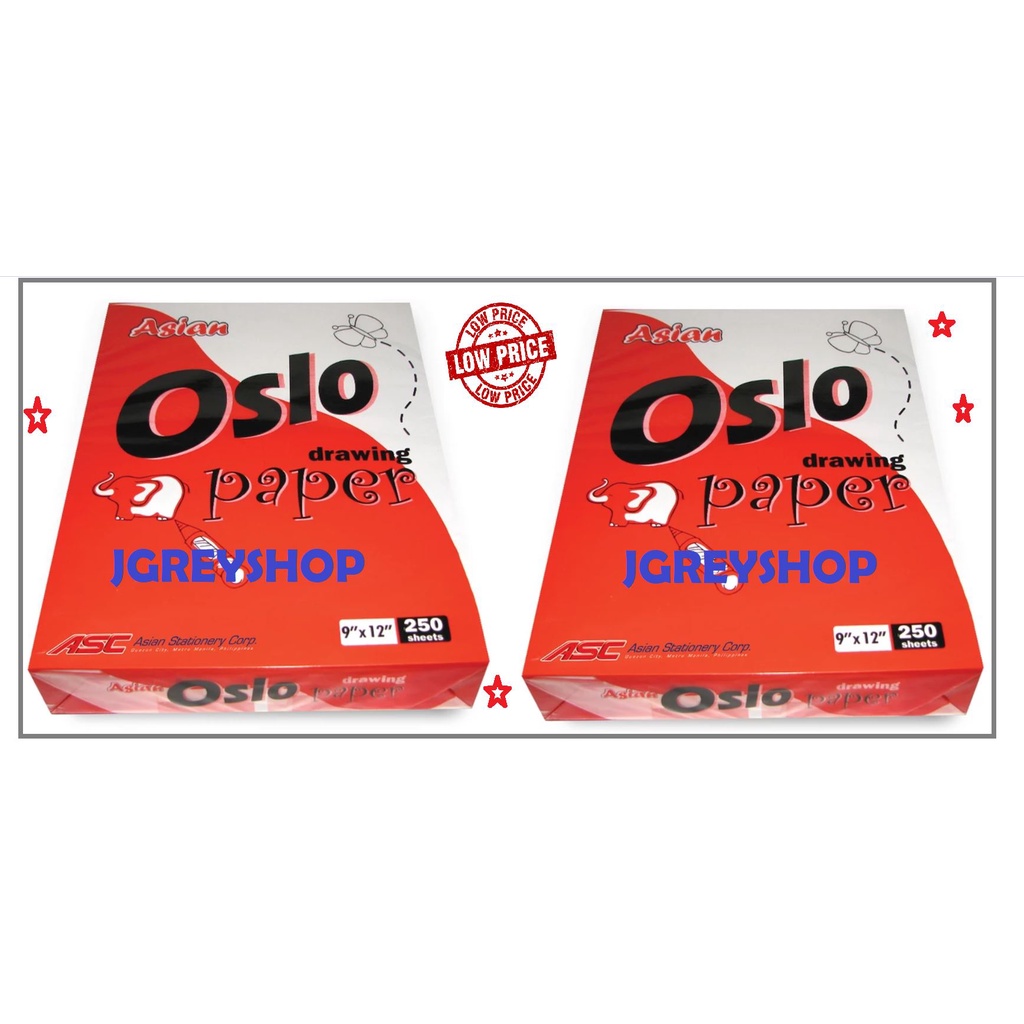 OSLO PAPER 9x12 250sheets 1 Ream | Shopee Philippines