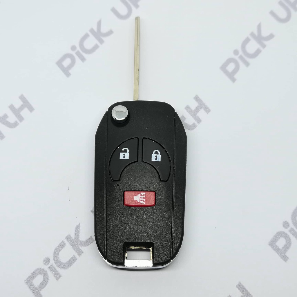 (FRC 008) Modified flip remote key shell case only for nissan 3buttons ...