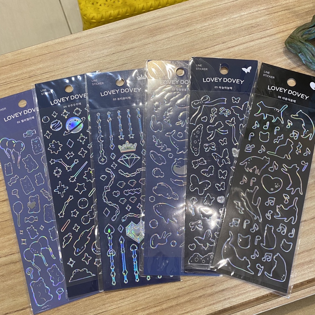 Waterproof Transparent Pvc Sticker Metalic Work Decoration | Shopee ...