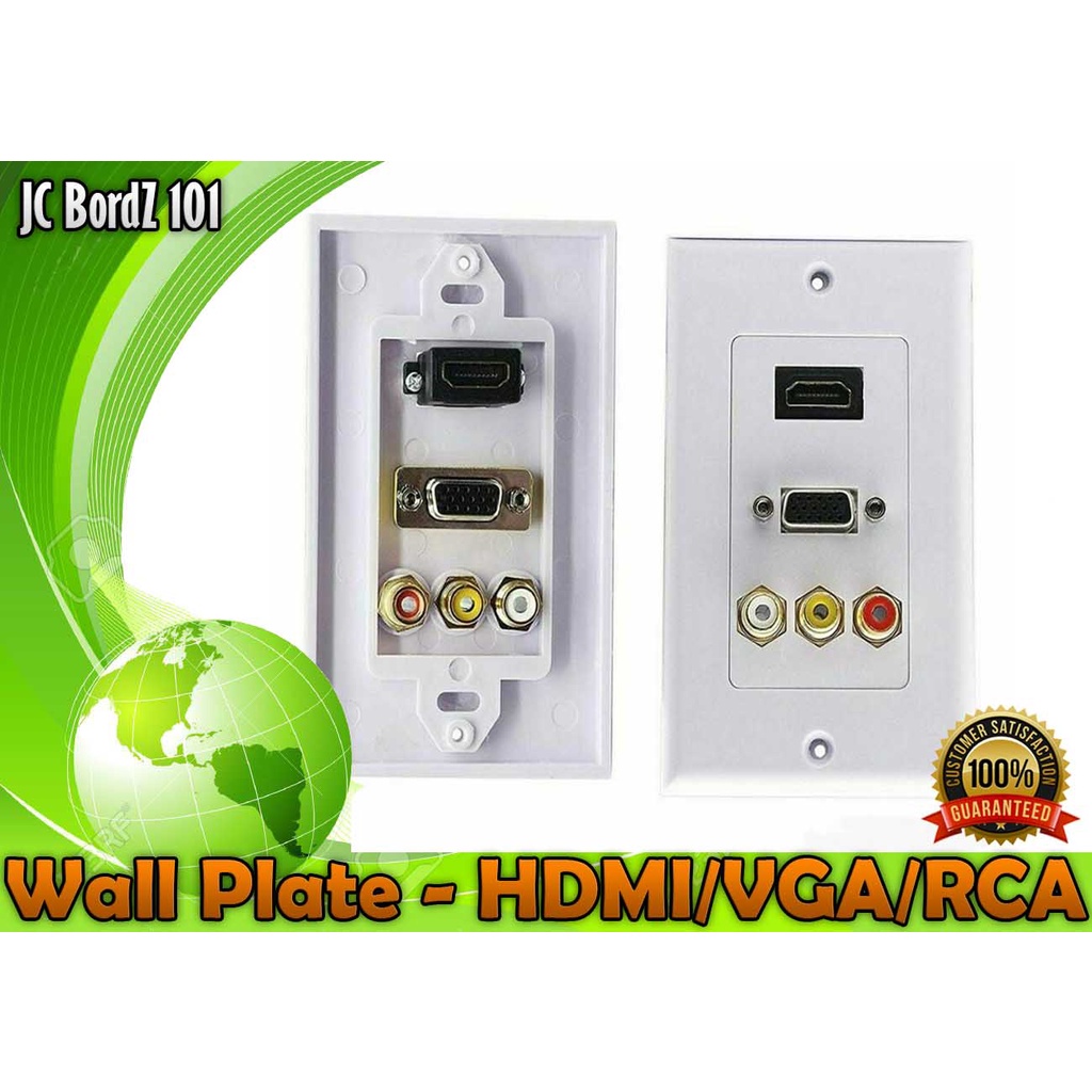3RCA VGA HDMI Wall socket VGA 3RCA HDMI Wall Plug HDMI 3RCA VGA Wall ...
