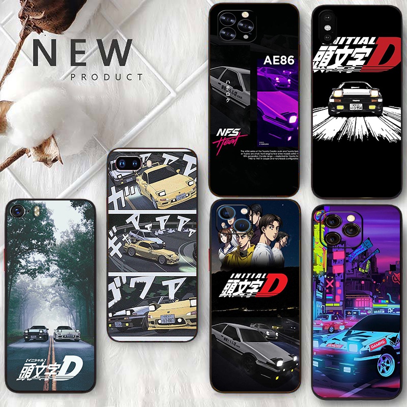 iPhone 13 Mini Pro Max car Initial D AE86 Silicone phone case | Shopee ...