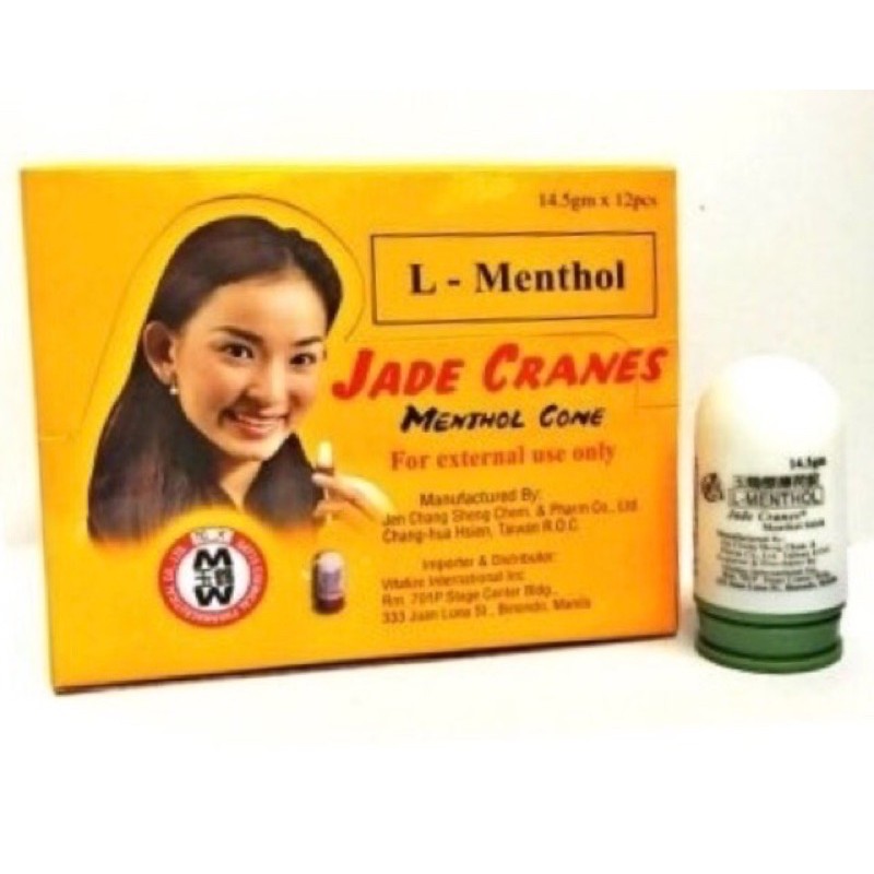 CRANE JADE MENTHOL STICK 14.5grms | Shopee Philippines