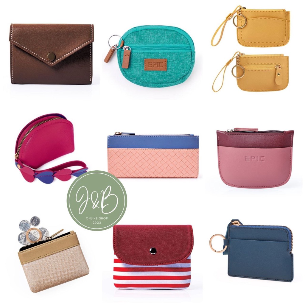 MSE Epic Ladies Plain and Printed Wallet Coin Purse | Shopee Philippines