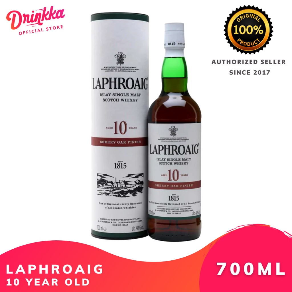 Laphroaig 10 Year Old Sherry Oak Finish Islay Single Malt Scotch Whisky