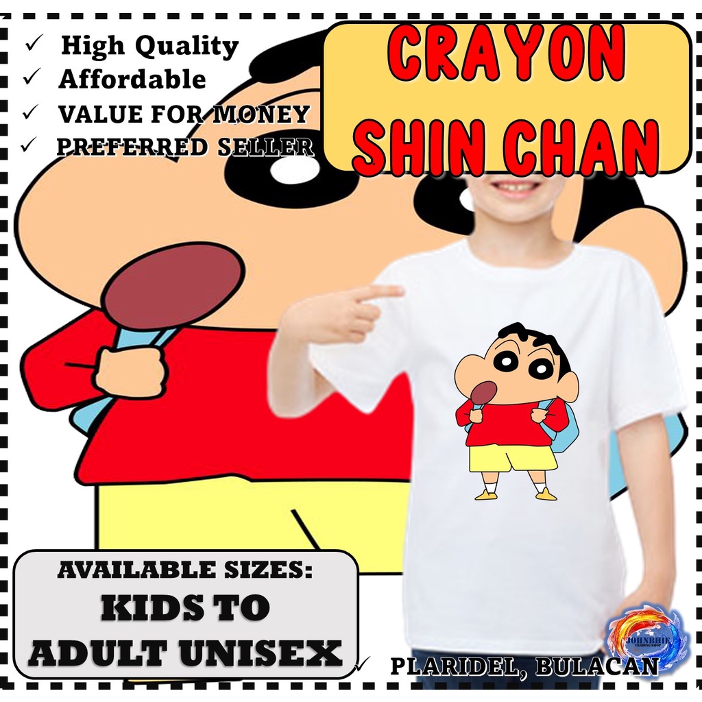 JOHNBHIE | ♡CUTE SHIN CHAN Tee 1 ♡Trendy Graphic Tees ♡Cartoon Shirts ...