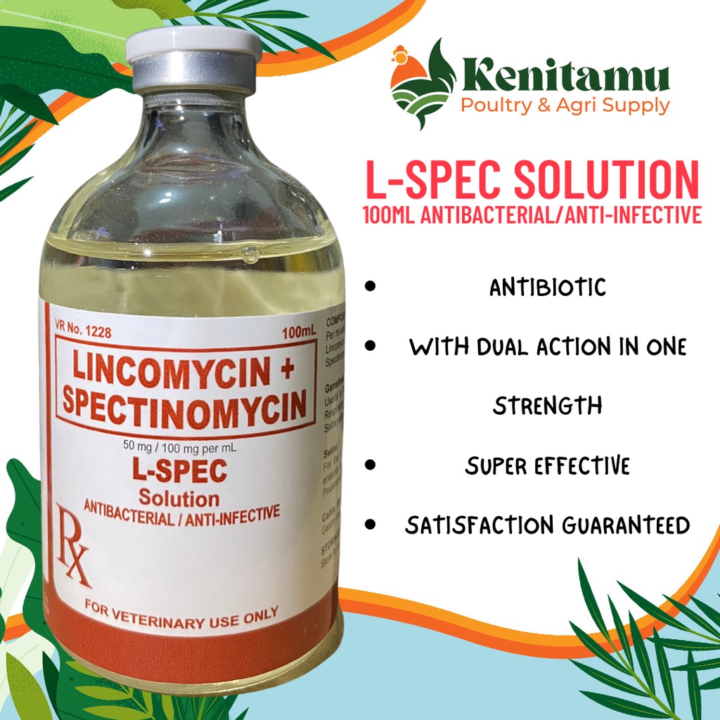 L-SPEC SOLUTION 100ML ANTI-BACTERIAL/ANTI-INFECTIVE | Shopee Philippines