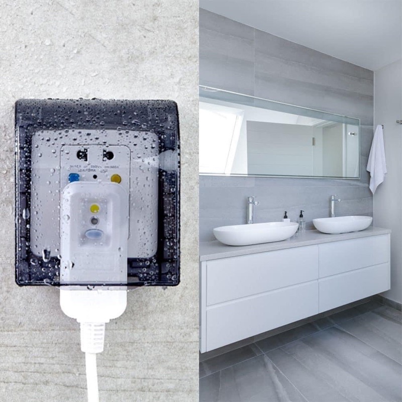 Bathroom Switch Protective Cover 86 Type Protection Socket Wall Socket ...