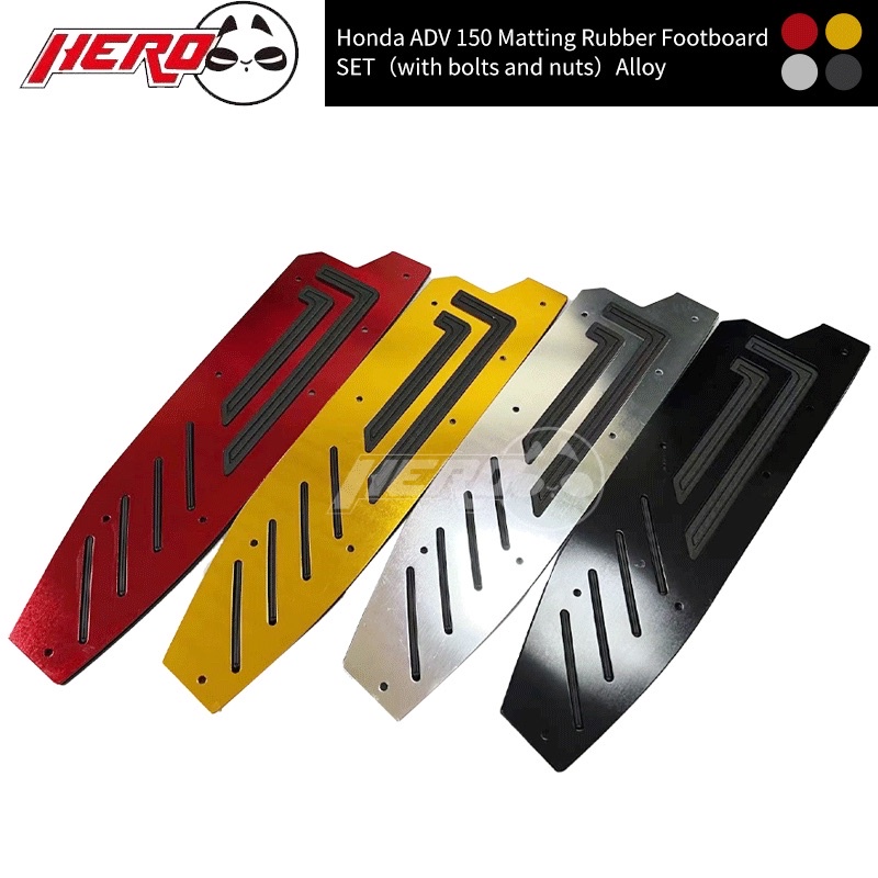 Honda ADV 150 Matting Rubber Footboard SET Alloy Full CNC | Shopee ...