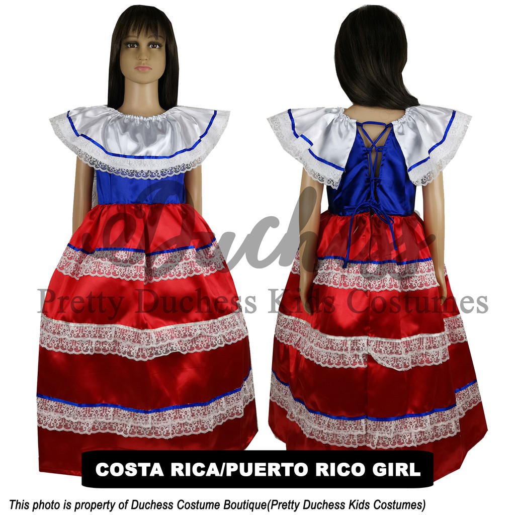 COSTA RICA COLUMBIA PUERTO RICO United Nations Costume | Shopee Philippines
