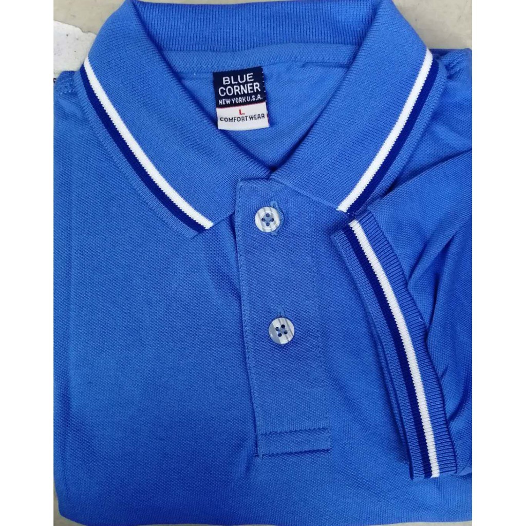 Blue Corner POLOSHIRT WITH STRIPES (LINING) STYLE #3 For Men and Women ...