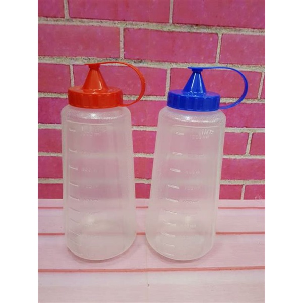 Closed PLASTIC SOY SAUCE BOTTLE 500 ML / 350 ML / SAUCE / MAYONES / SAUCE / OIL | Shopee Philippines