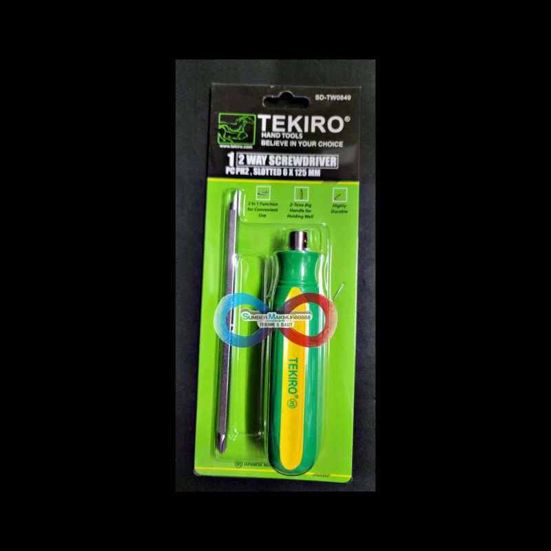 Tekiro (+) (-) 2-way Bulak Tap Screwdriver | Shopee Philippines