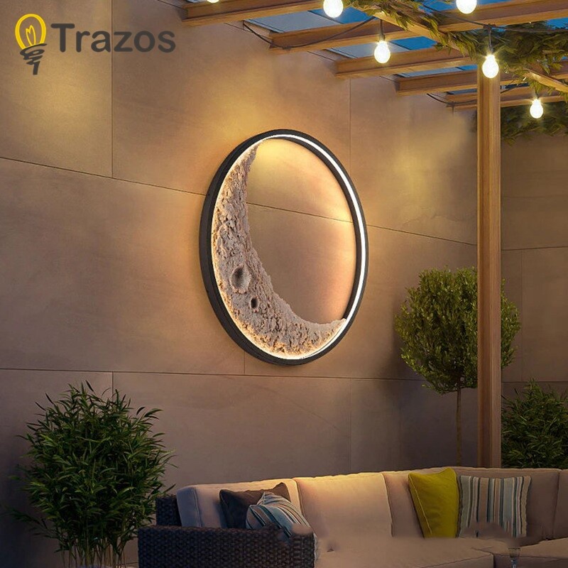 Trazos Led Outdoor Waterproof Landscape Wall Lamp Modern Porch Exterior ...