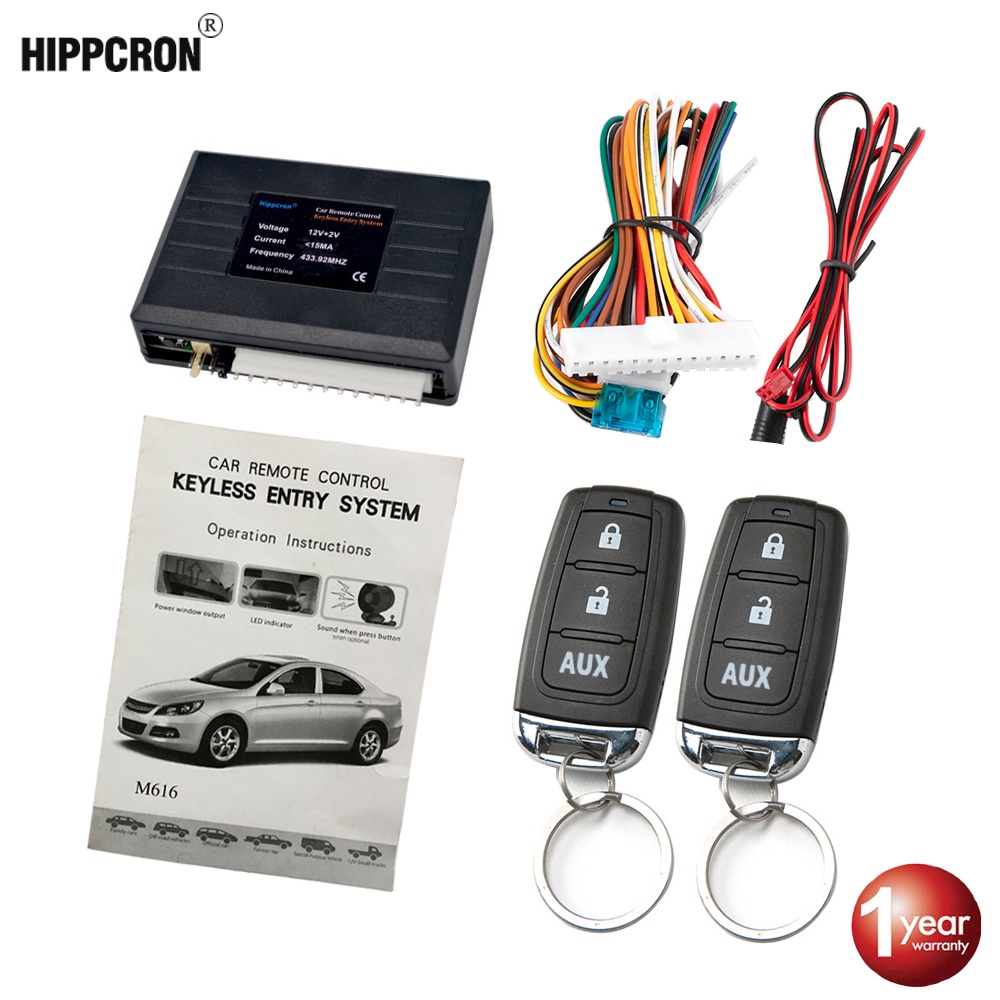 Car Remote Central Door Lock Keyless System Locking with Remote Control ...