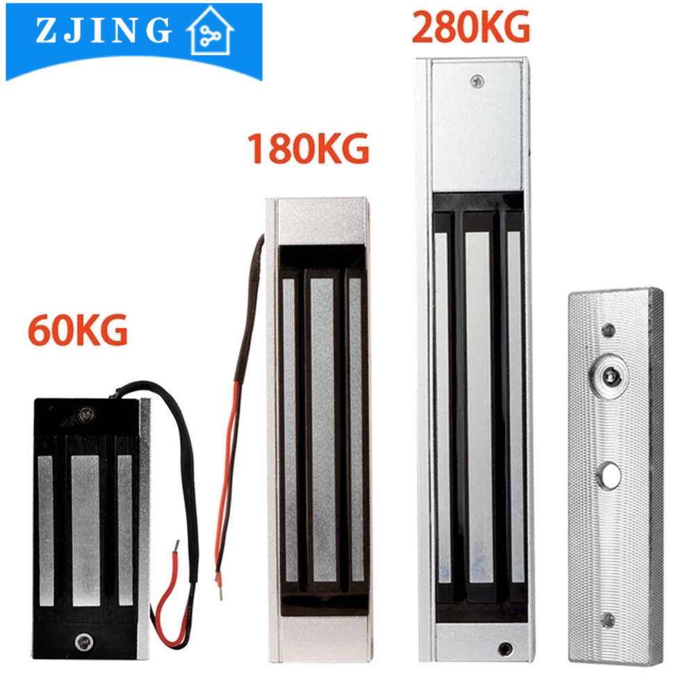 60/180/280KG Electronic Magnetic Lock Waterproof Electric Control Lock ...