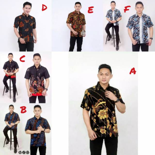 MEN'S BATIK WITH PANCAL BLARAK FAN PARANG MOTIF UNIFORM ML XL (ORIGINAL ...